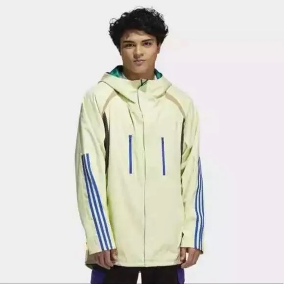 adidas | Jackets & Coats | Adidas Storm Jacket Hooded Zip Windbreaker ...